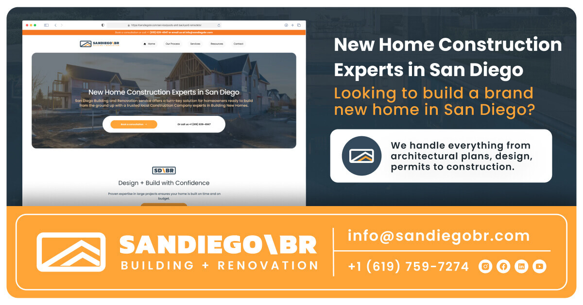 New Home Construction - San Diego Building & Renovation